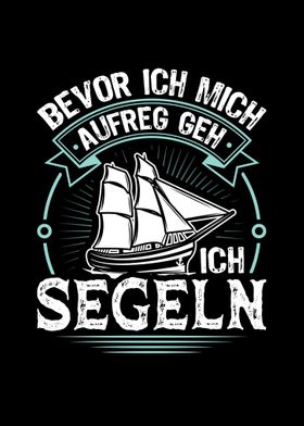 'Segeln Spruch Skipper' Poster by HumbaHarry Geitner | Displate