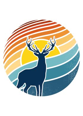 'A Deer Geometry ' Poster by jun salazar | Displate