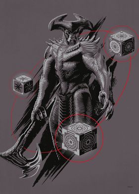 'Zack Snyder Justice League Steppenwolf' Poster by DC Comics | Displate
