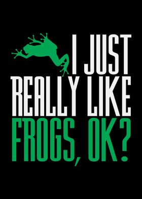 'Frog Saying Joke Frogs' Poster by DesignatedDesigner | Displate