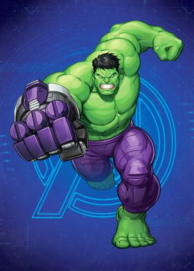 'Hulk Action Pose' Poster by Marvel | Displate