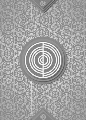 'Geometric Glyph Pattern' Poster by Holy Rock Design | Displate