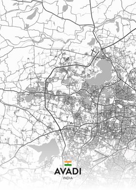 'Avadi IN' Poster by IMR Designs | Displate