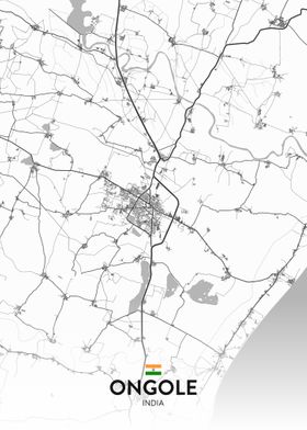 'Ongole IN' Poster by IMR Designs | Displate