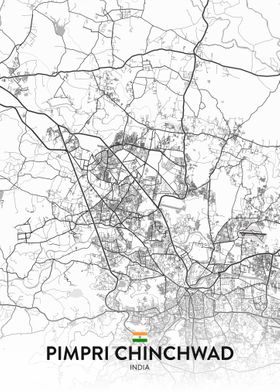 'Pimpri Chinchwad IN' Poster by IMR Designs | Displate