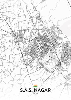 'SAS Nagar IN' Poster by IMR Designs | Displate