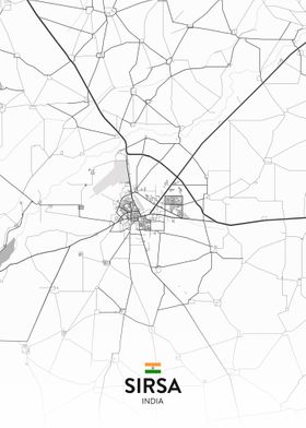 'Sirsa IN' Poster by IMR Designs | Displate