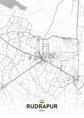 'Rudrapur IN' Poster by IMR Designs | Displate