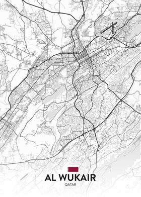 'Al Wukair QA' Poster by IMR Designs | Displate