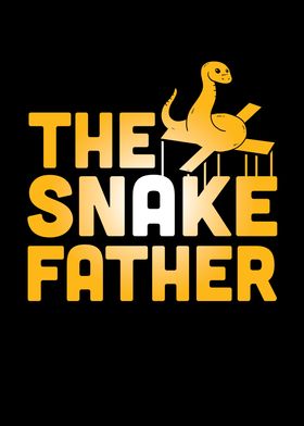 'The snake father' Poster by Lukes Pixel Studio | Displate