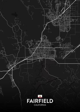 'Fairfield CA' Poster by IMR Designs | Displate