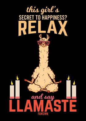'Stress relaxation Lama alp' Poster by fansinn | Displate