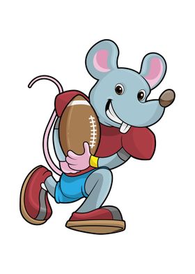 'Mouse Football Sports' Poster by Markus Schnabel | Displate