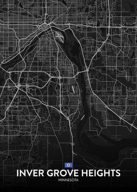 'Inver Grove Heights MN' Poster by IMR Designs | Displate