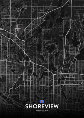 'Shoreview MN' Poster by IMR Designs | Displate