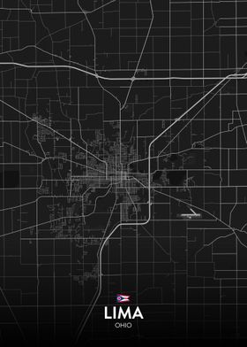 'Lima OH' Poster by IMR Designs | Displate