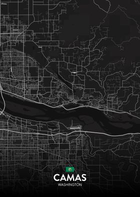 'Camas WA' Poster by IMR Designs | Displate