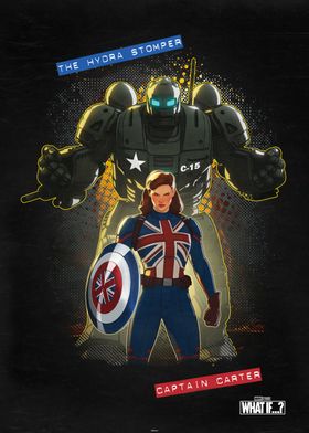 'What If - Hydra Stomper And Captain Carter' Poster by Marvel | Displate