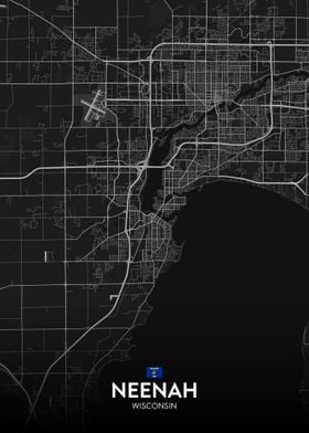 'Neenah WI' Poster by IMR Designs | Displate