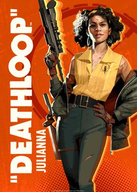 'Julianna Deathloop' Poster by Deathloop | Displate