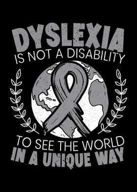 'Dyslexia Awareness' Poster by NAO | Displate