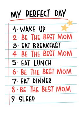 'My perfect day ' Poster by Simon Darren | Displate