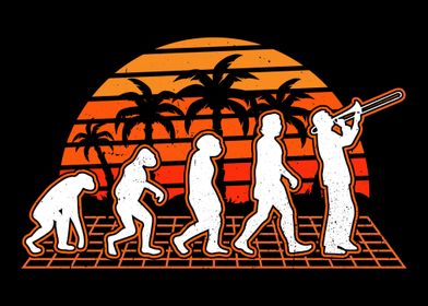 'Trombone Evolution' Poster by FavoritePlates | Displate