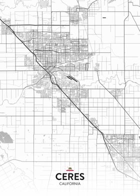 'Ceres CA' Poster by IMR Designs | Displate