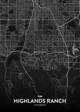 'Highlands Ranch CO' Poster by IMR Designs | Displate