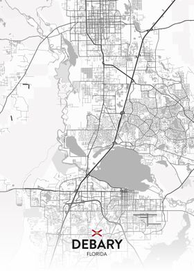 'DeBary FL' Poster by IMR Designs | Displate