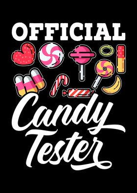 'Official Candy Tester' Poster by NAO | Displate