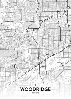 'Woodridge IL' Poster by IMR Designs | Displate