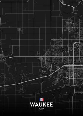 'Waukee IA' Poster by IMR Designs | Displate