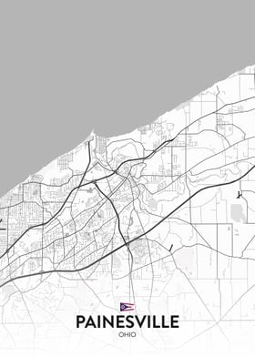 'Painesville OH' Poster by IMR Designs | Displate