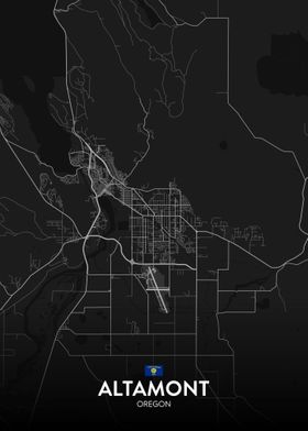 'Altamont OR' Poster by IMR Designs | Displate