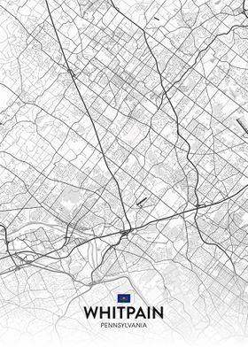 'Whitpain PA' Poster by IMR Designs | Displate