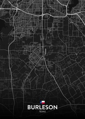 'Burleson TX' Poster by IMR Designs | Displate