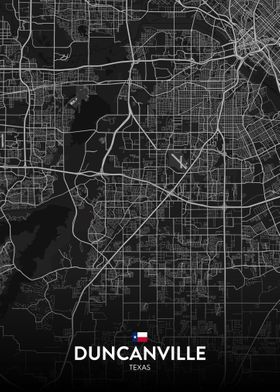 'Duncanville TX' Poster by IMR Designs | Displate