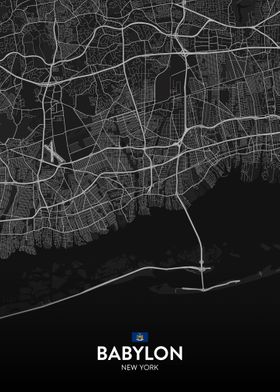 'Babylon NY' Poster by IMR Designs | Displate
