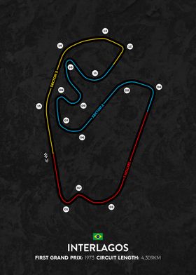 'Interlagos' Poster by IMR Designs | Displate