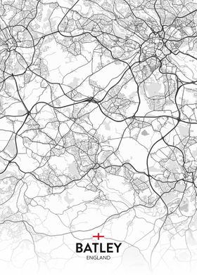 'Batley UK' Poster by IMR Designs | Displate