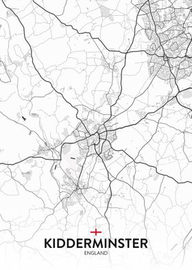 'Kidderminster UK' Poster by IMR Designs | Displate