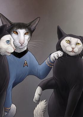 'Star Trek Cats 23' Poster by Star Trek | Displate