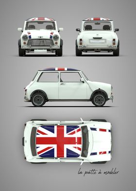 'Austin Mini' Poster by LAPATTEAMODELER | Displate