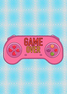 'Game over girl' Poster by Aiden Tells | Displate