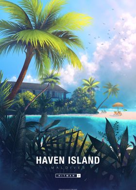 'Haven Island' Poster by Hitman | Displate
