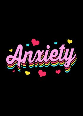 'Anxiety Cute' Poster by FunnyGifts | Displate