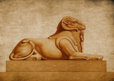 'Criosphinx Egypt' Poster by XandYart | Displate