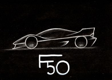 'F50' Poster by 1erickf50 | Displate