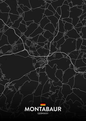 'Montabaur DE' Poster by IMR Designs | Displate